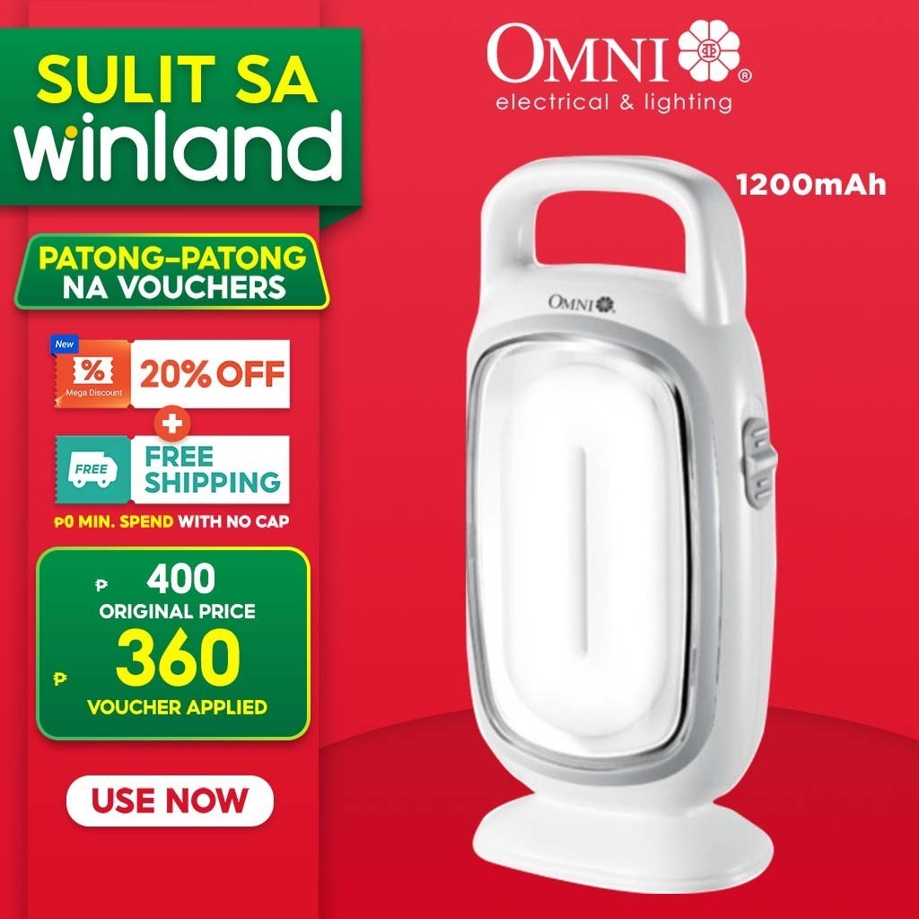Omni by Winland LED Rechargeable Emergency Flashlight AEL-T30 | Shopee ...