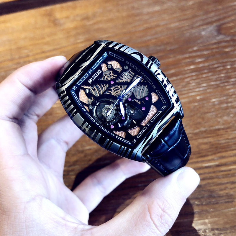 Vbv 2022 New Style Richard Spider Web Hollow Automatic Mechanical Watch ...