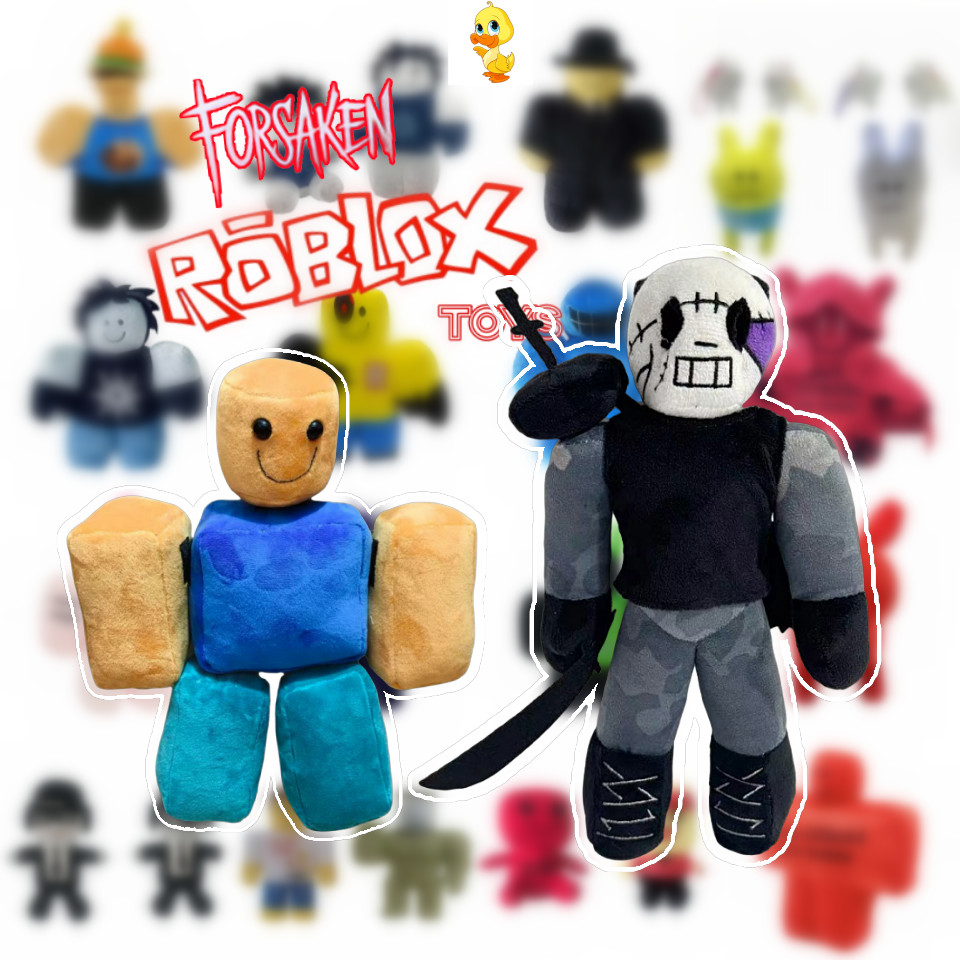 PLUS Roblox Toy Forsaken Slasher Plush Toy Fun Roblox Forsaken Plushie ...