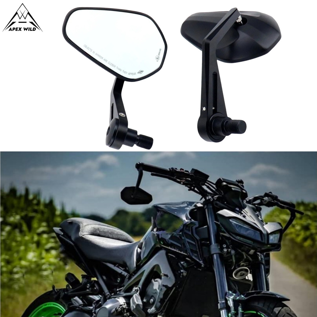 Motorcycle Handle Mirror Bar End Mirror For Yamaha MT-07 MT-09 MT10 FZ1 ...