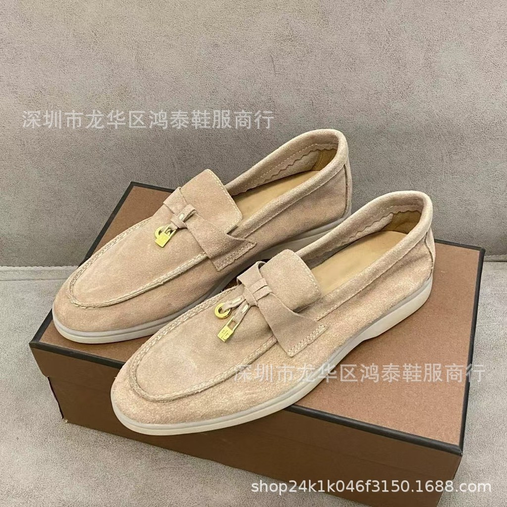 High Version LP Women's Loafers New Style Four Seasons Comfortable Slip ...