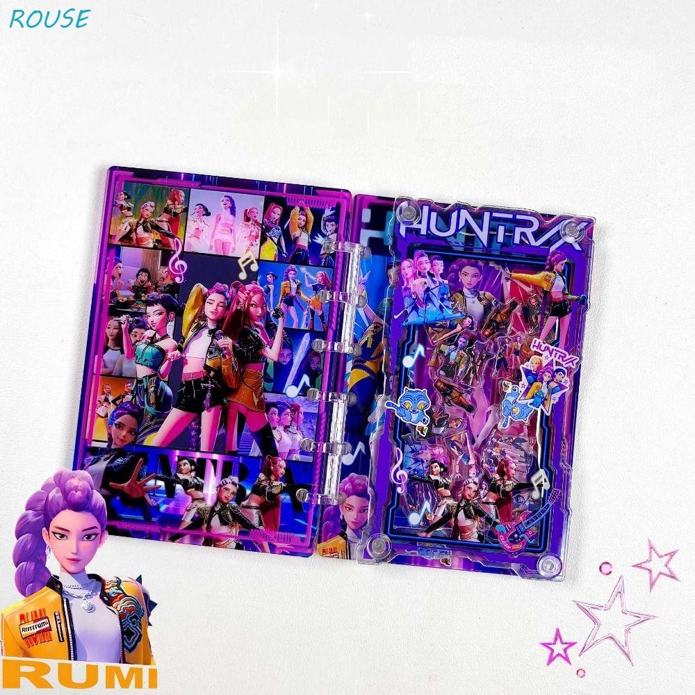ROUSE Demon Hunters Notebook, Acrylic Rumi Mira Zoey a7 Binder Journal ...