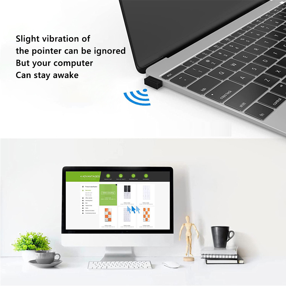 Mini Automatic Mouse Jiggler Mover ON/Off Button USB Automatic Move ...