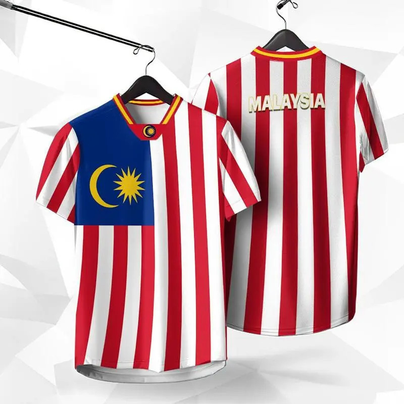 Merdeka Shirt 2025 68th Independence Day Jersey Malaysia Flag Print ...