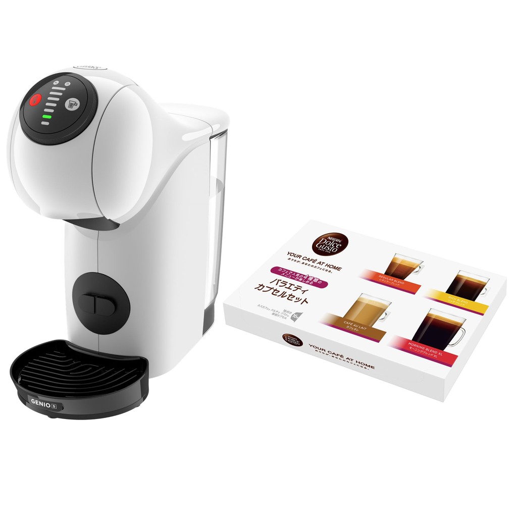 Nescafe Dolce Gusto Genio S Basic Pure White + Variety Capsules [Coffee ...