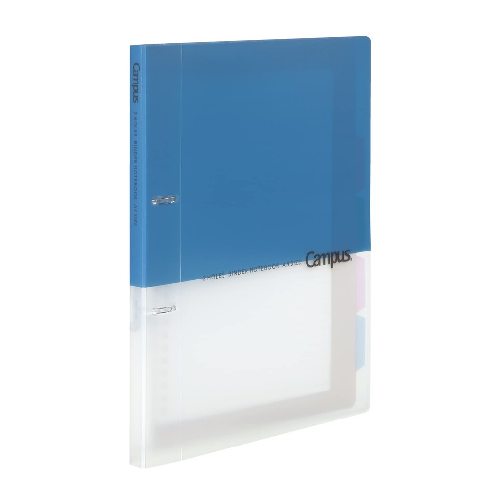 Kokuyo Loose Leaf Binder Campus A4 2-Hole Maximum 100 Sheets Blue RU-PP158B【Direct from Japan ...