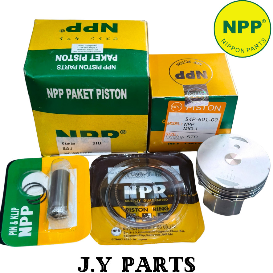 NPP - Piston Kit 54P STD Yamaha Mio j Soul Gt Fino Fi Xride 115 Jupiter ...