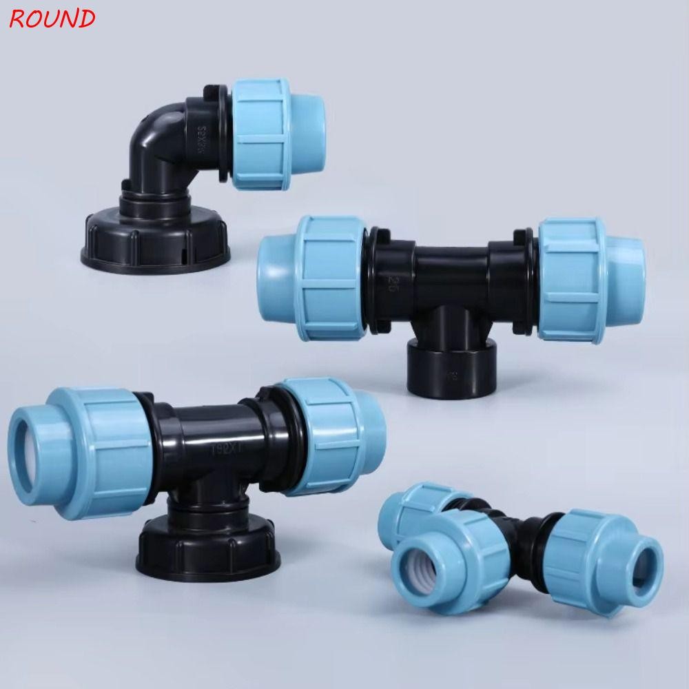 ROUND IBC Water Tank Pipe Joints, Elbow Straight Outlet Coarse Thread ...