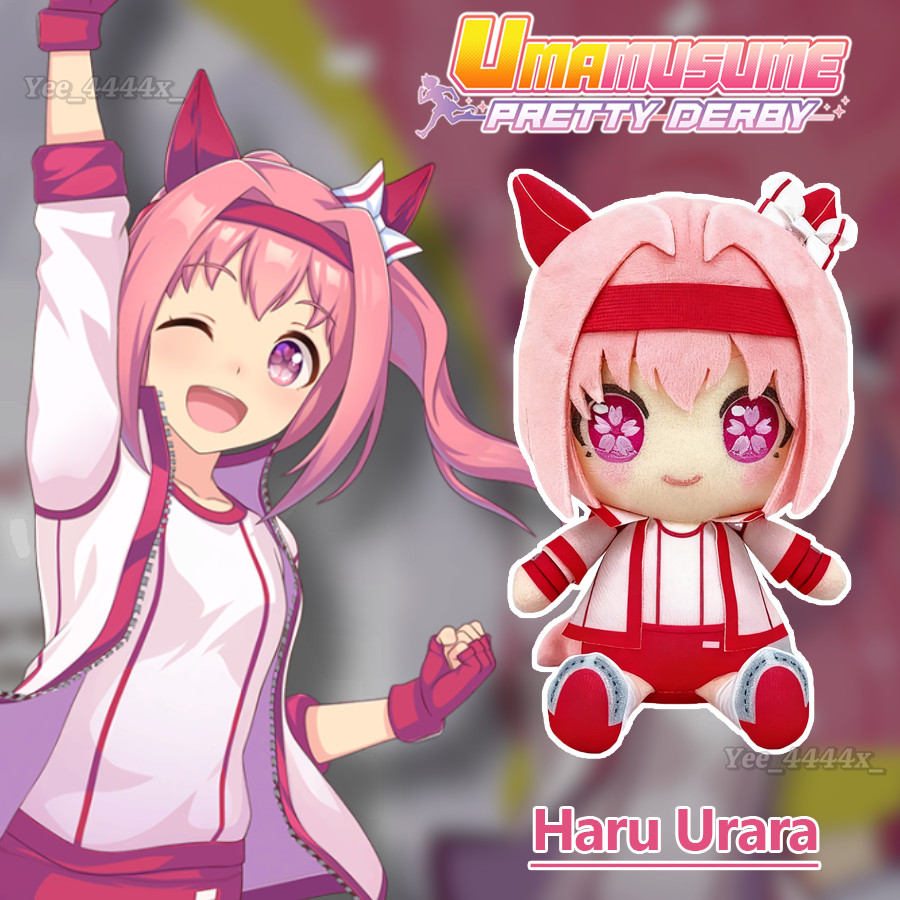 Uma Musume Pretty Derby Plushie Cute Haru Urara And Agnes Tachyon Plush