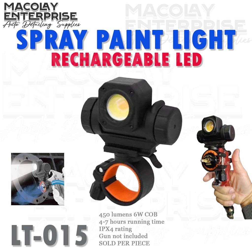 LT-015 Rechargeable Car Spray Paint Gun LED Light | Shopee Philippines