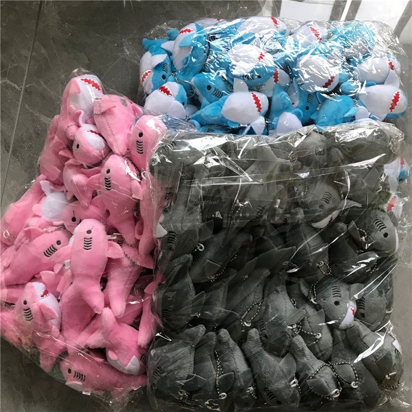 COD Free Shipping, 30PCS/LOT 5CM Small Shark Plush Toy 2025 | Shopee ...
