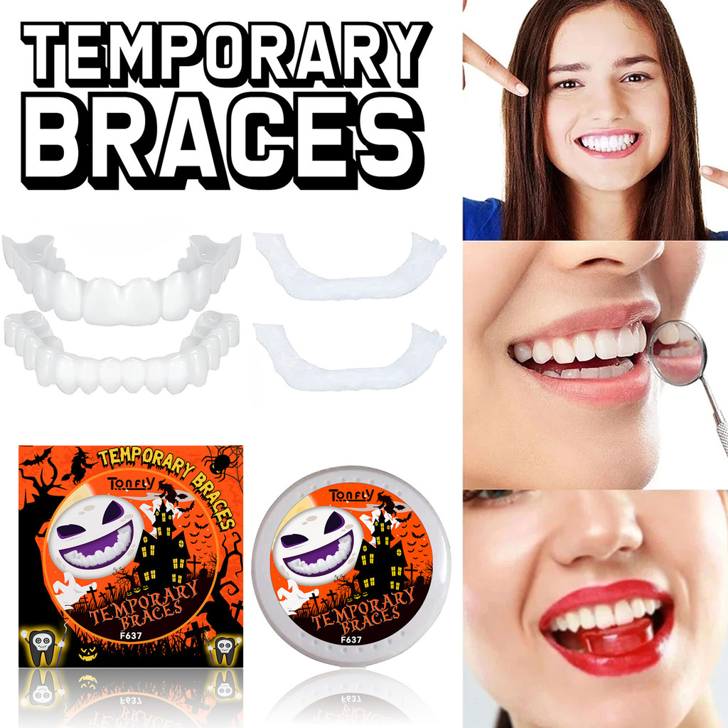 Temporary Teeth Fake Dentures Temporary Tooth Filling Kit Tooth Repair ...