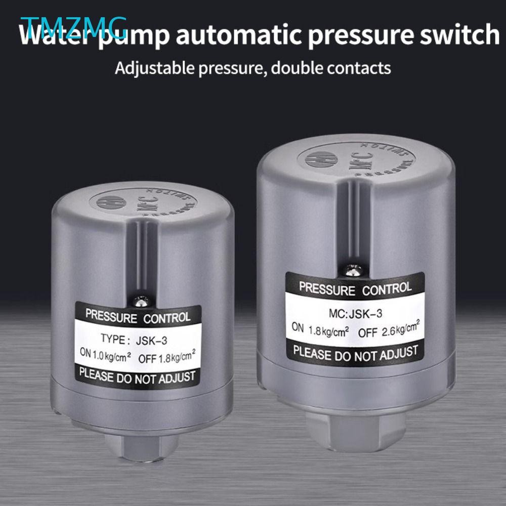 TMZMG Water Pump Pressure Switch, Adjustable Pressure Zinc Alloy Base ...