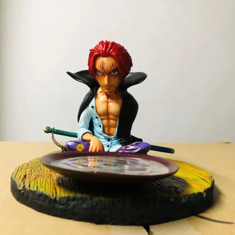One Piece GK Red-Haired Shanks Drinking Scene Sitting Posture Model ...