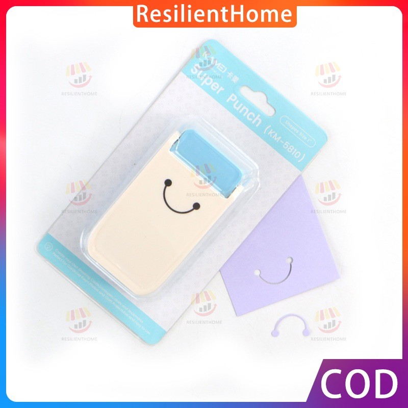 Keychain Embossing Machine Smiley Face Design Hole Puncher Office Paper ...