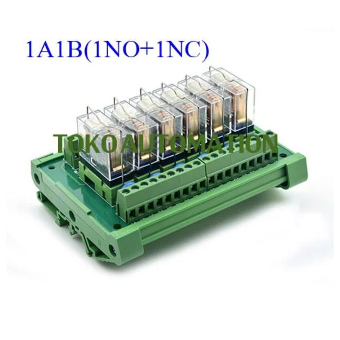 6 channel PLC control panel relay module G2R-1-E 12V DC NPN PA37 JIE27 ...