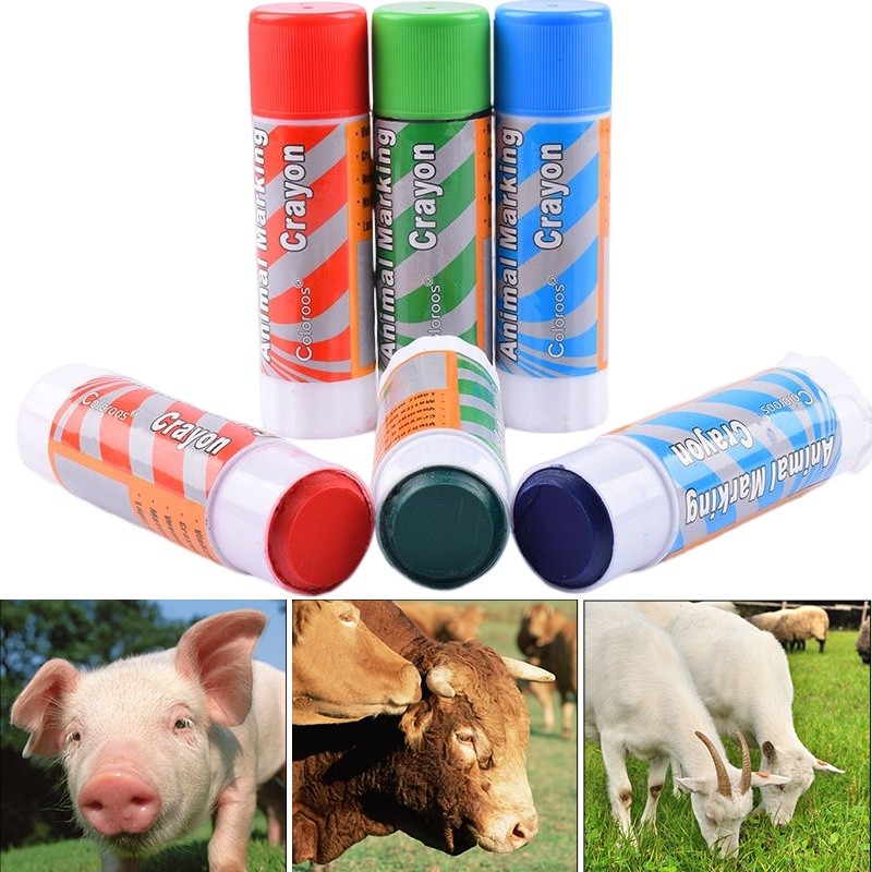 Crayon Farm Animal Livestock Marking Pig Cattle Cow Sheep Marker ...
