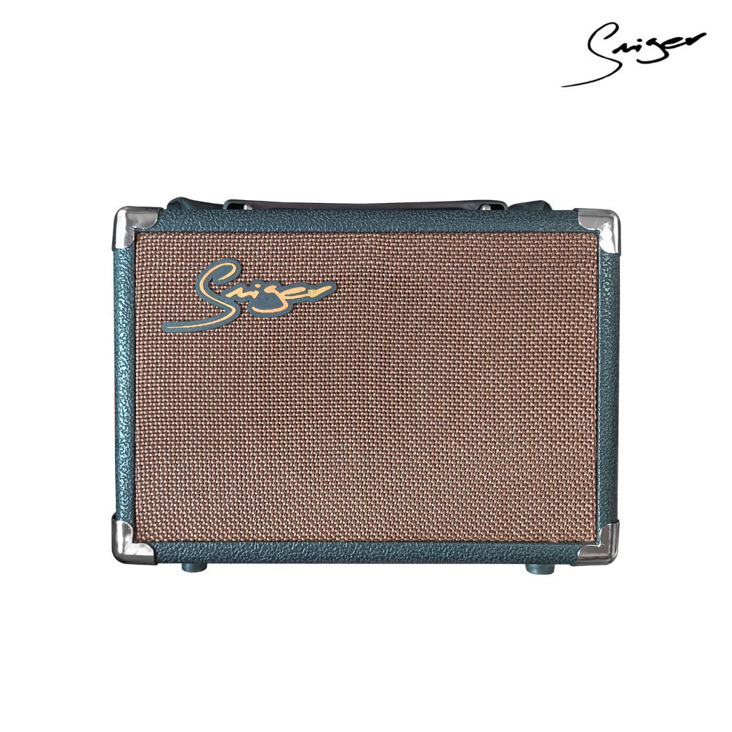 Smiger ACC-15R – 15W Electric Guitar Amplifier + Free Instrument Cable ...