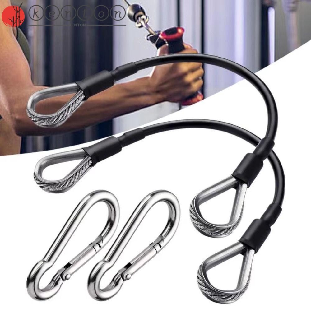 KENTON Gym Cable Extension, Stainless Steal Tricep Pull Down Fitness ...