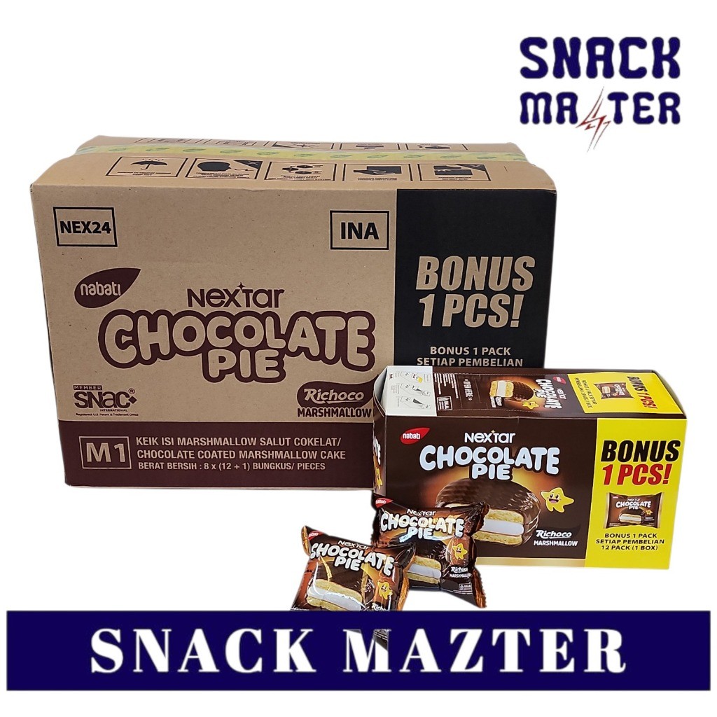 Nextar Chocolate pie - Net Weight 392gr x 8 Boxes | Shopee Philippines