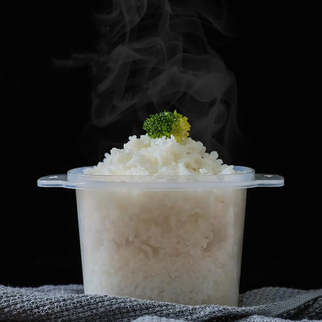Microwave Rice Cooker Food Storage Container Multipurpose Heat ...