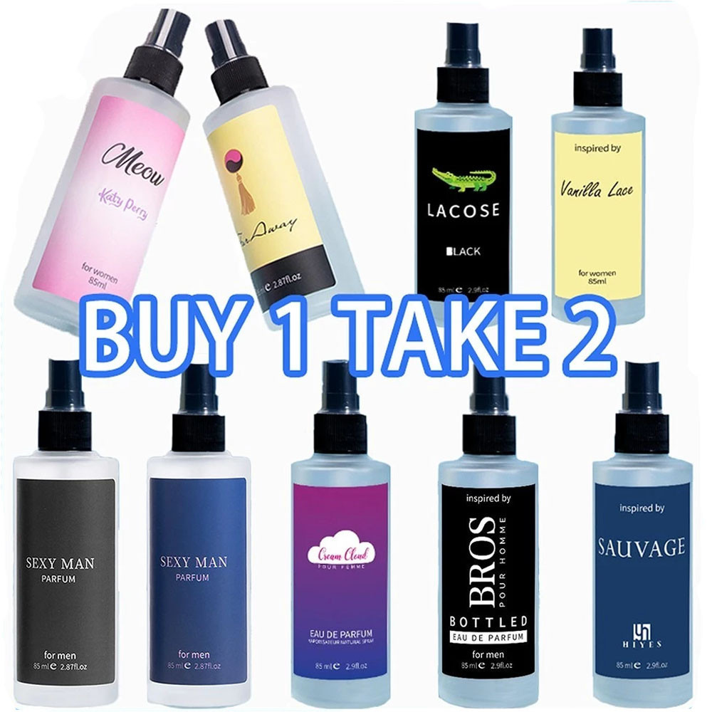 【Buy 1 Take 2】85ml Perfume Unisex Long-lasting Light Fragrance ...