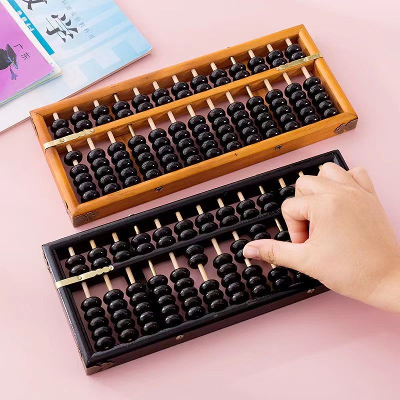 Elementary School Students Abacus Old-fashioned Solid Wooden First ...