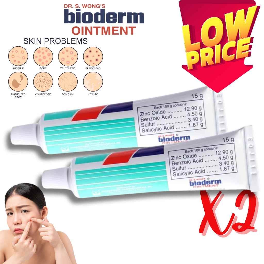 Bioderm Zinc oxide Benzoic Acid Sulfur Salicylic Acid 15 g Tube ...