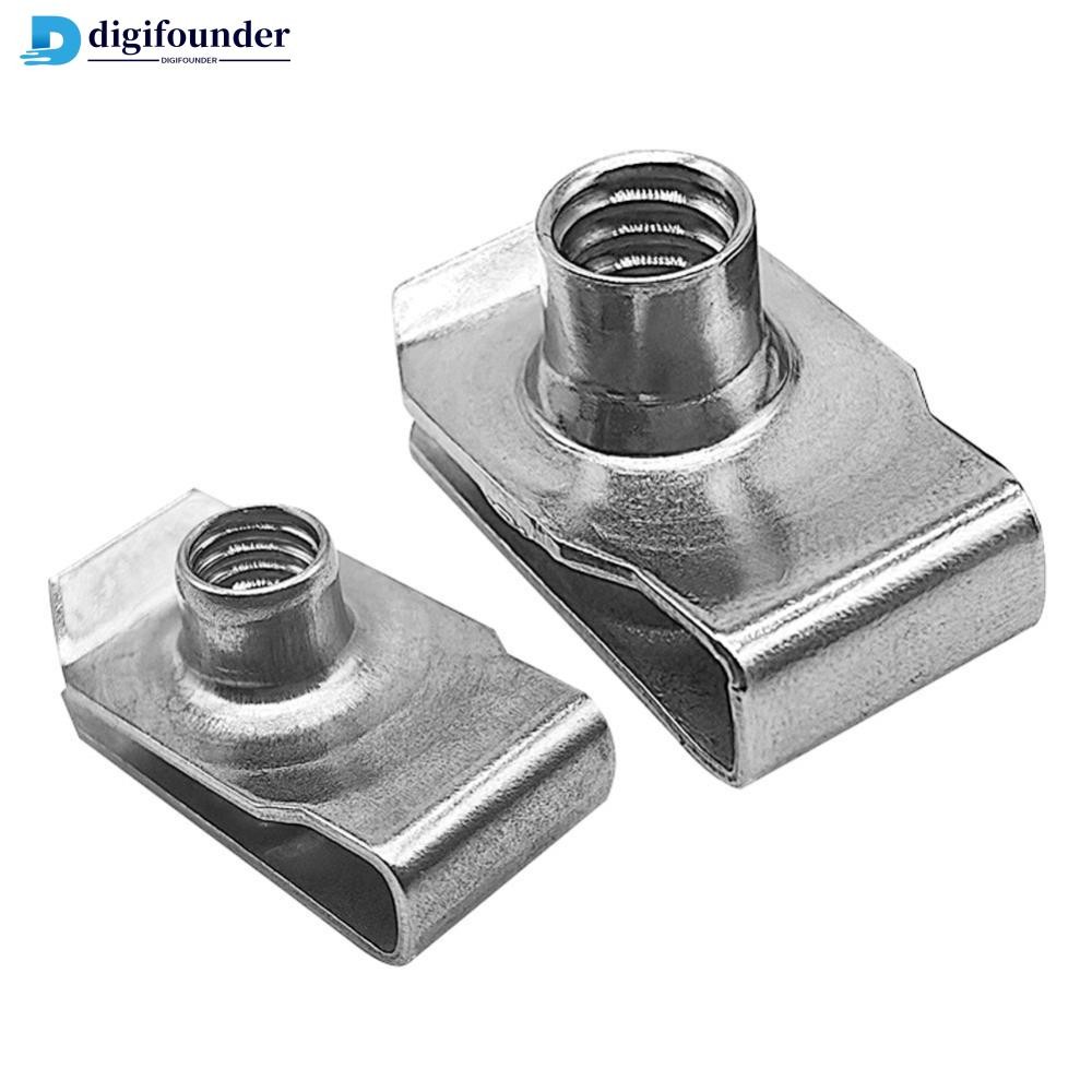 DIGIFOUNDER 10Pcs Car Spring Steel M4 M5 M6 M8 U Type Clips with Thread ...