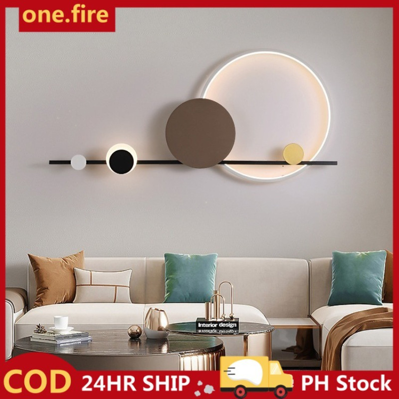 modern design led decorative wall light indoor for living room tri ...