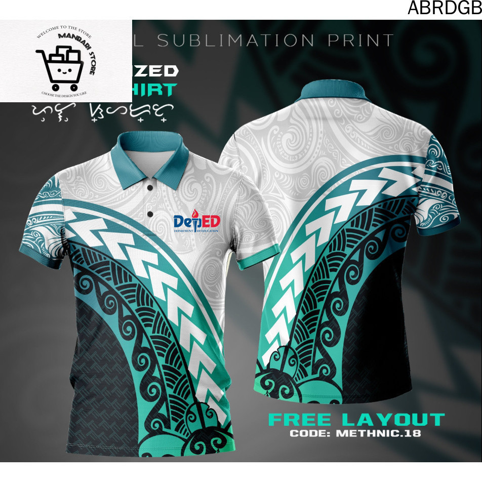 NEW-DEPED UNIFORM 2025 FULL SUBLIMATION DEPED POLO SHIRT FOR MEN AND ...