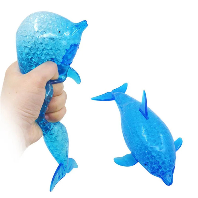 Squishy Shark Stress Balls Dolphin Squeeze Ball Stretchy Stress Squish ...