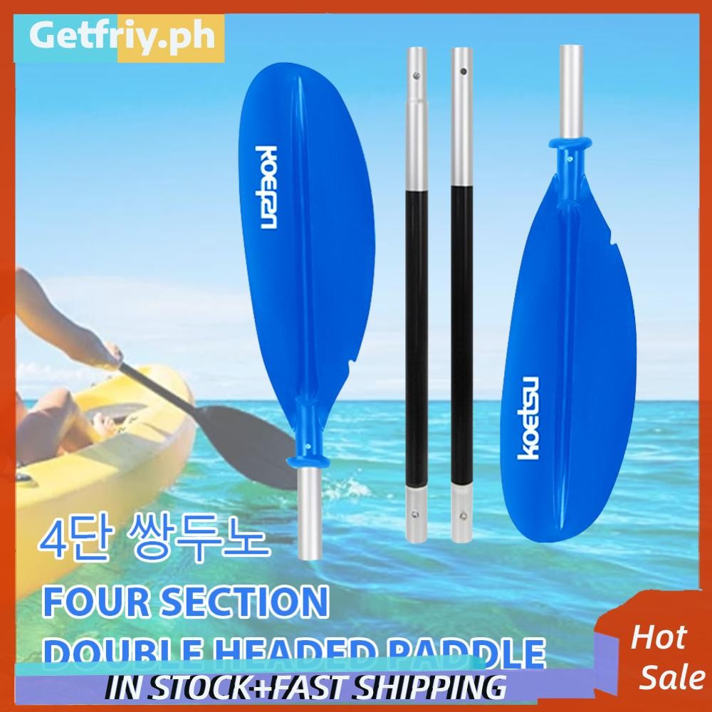 【COD+ Local Delivery】4-Piece Kayak Boat Paddle Adjustable Floating ...
