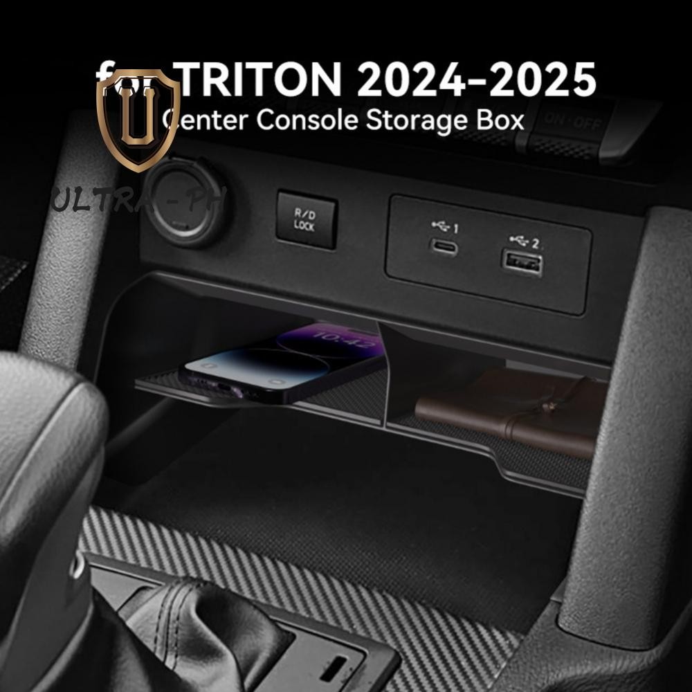 Center Console Storage Box for Mitsubishi For Triton For L200 2024 2025 ...
