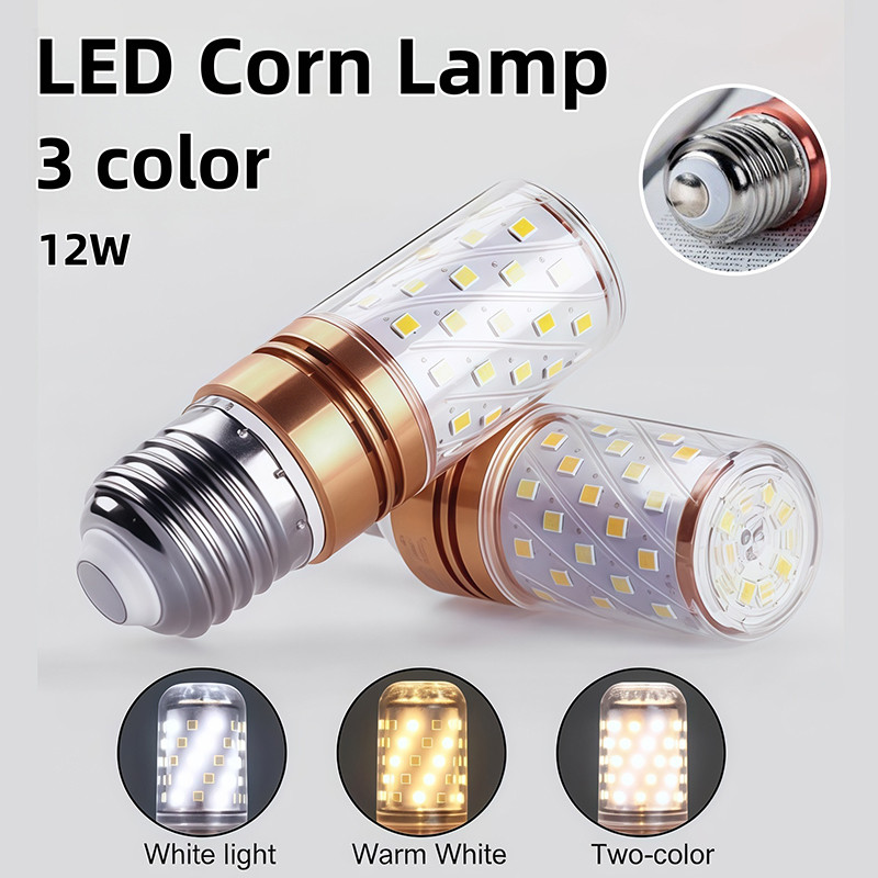 High Brightness LED Bulb 12W Corn Bulb Lamp TriColor Change Light ...