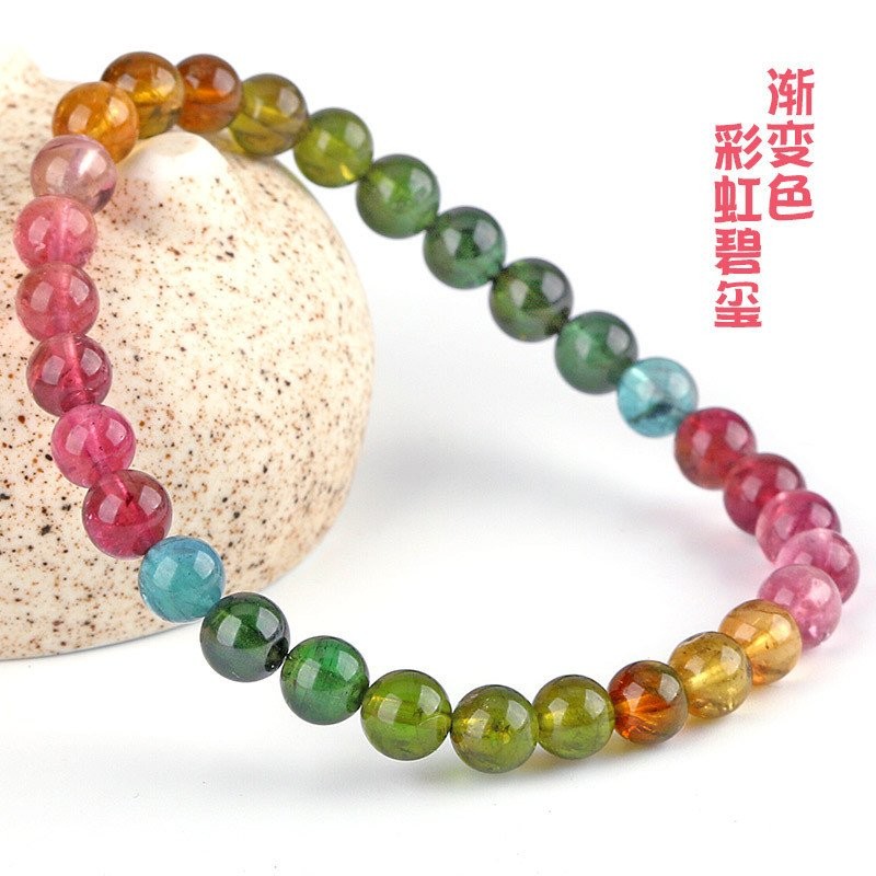 Tourmaline Bracelet Brazilian Rainbow Jewelry Red Blue Green Wholesale ...