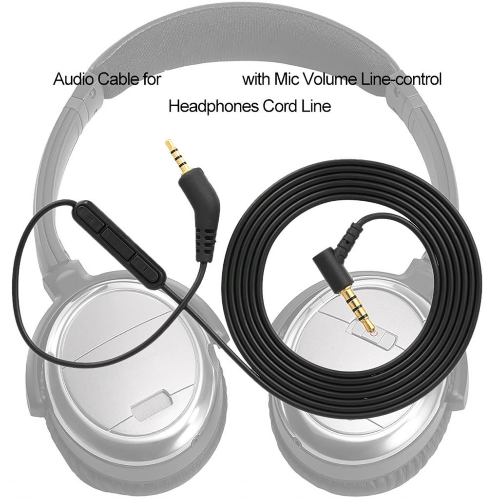 viviwins-ph 3.5mm to 2.5mm Audio Cable for BOSE QC3 with Mic Volume ...