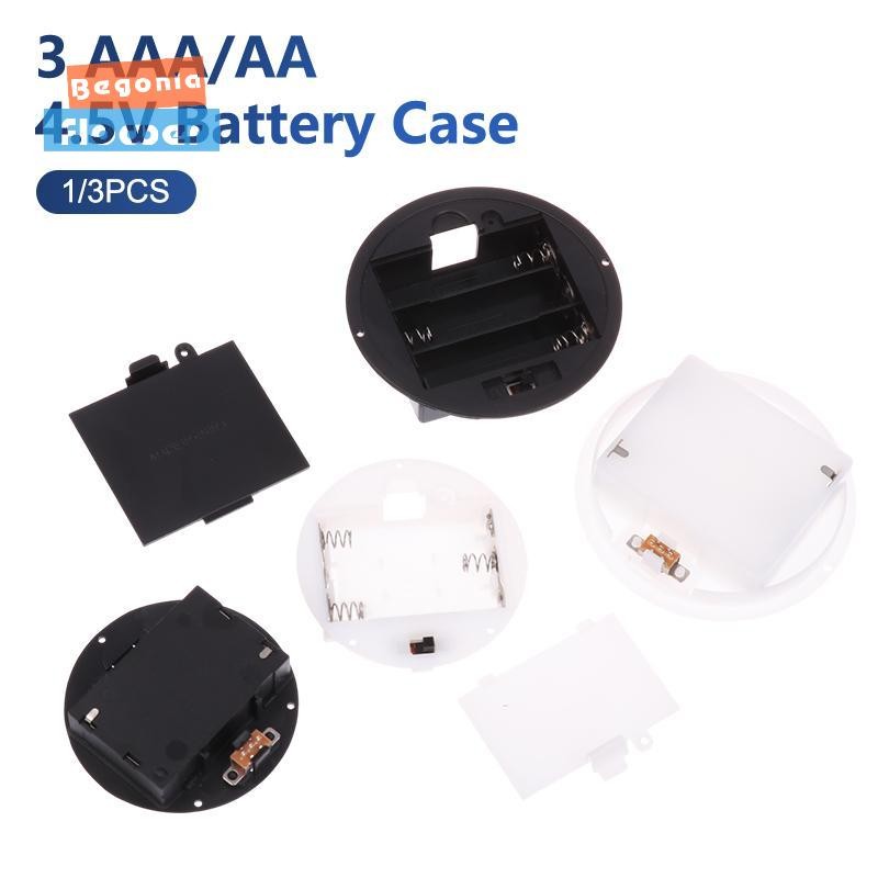 Begonia Flower 1/3Pcs 3 AAA/AA 4.5V Battery Case With Switch Cover ...