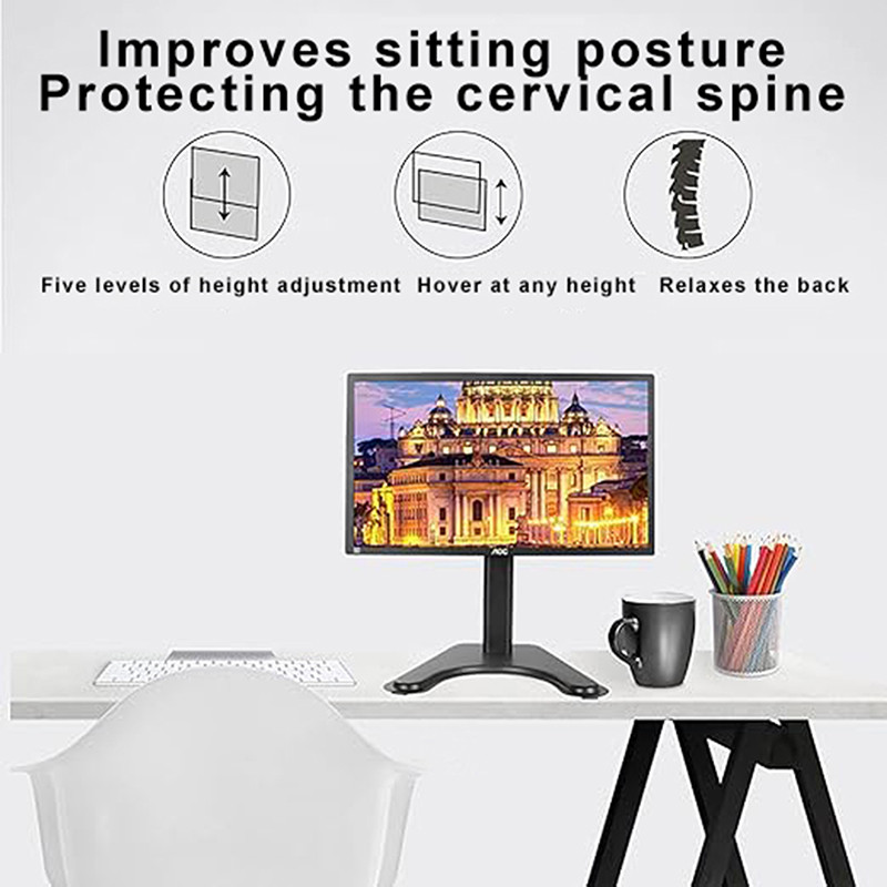 Full Motion Adjustable Monitor Arm For 14-32 Inch Screens Heavy Duty ...