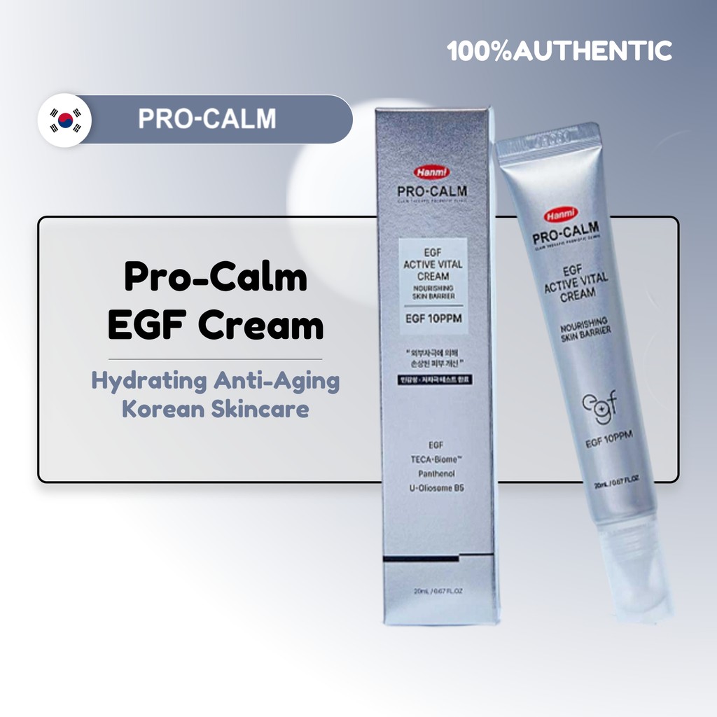 [Hanmi] Pro-Calm EGF Cream 20g Hydrating Anti-Aging Korean Skincare for ...
