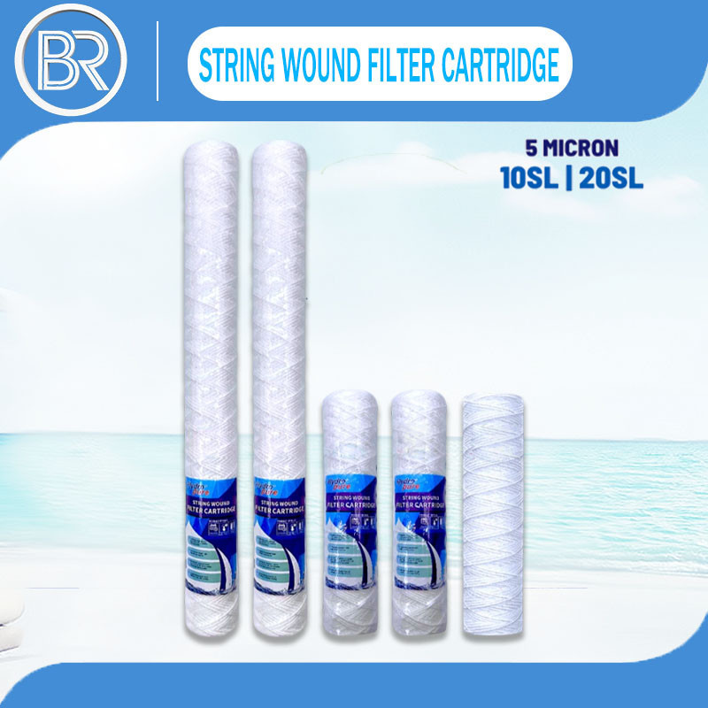 HYDROPURE STRING WOUND WATER FILTER CARTRIDGE EASY INSTALLATION WATER ...