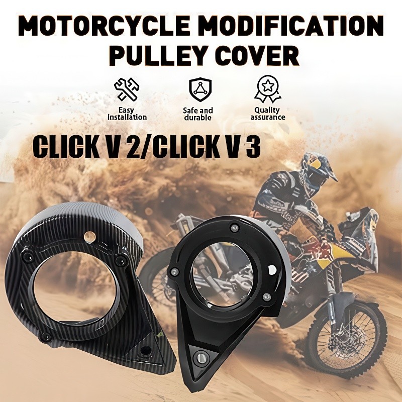 CLICK V2 / CLICK V3 / CLICK V4 PULLEY COVER WITH TRANSPARENT SCREEN ...