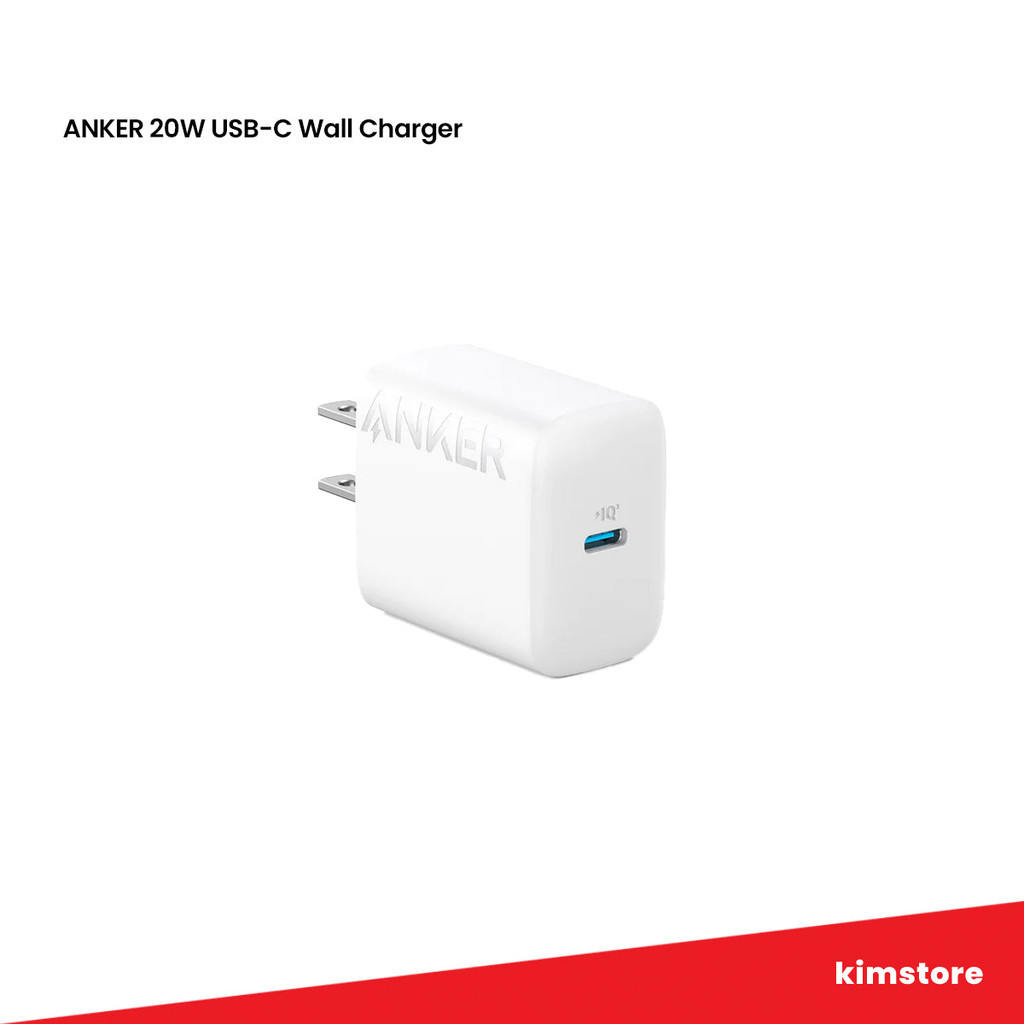 ANKER 20W USB-C Wall Charger - head charger | Shopee Philippines