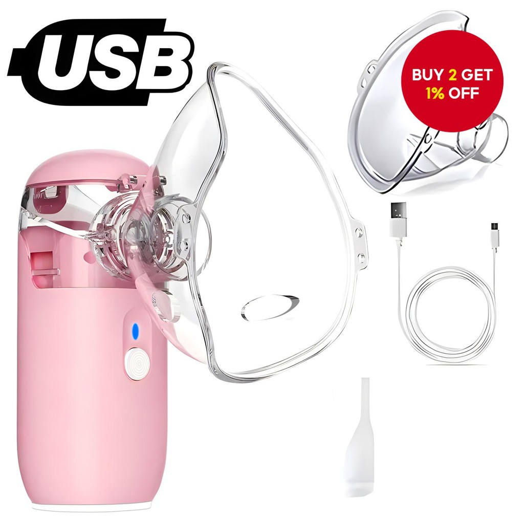 Medical-Grade Silent Portable Ultrasonic Nebulizer for Adults and ...