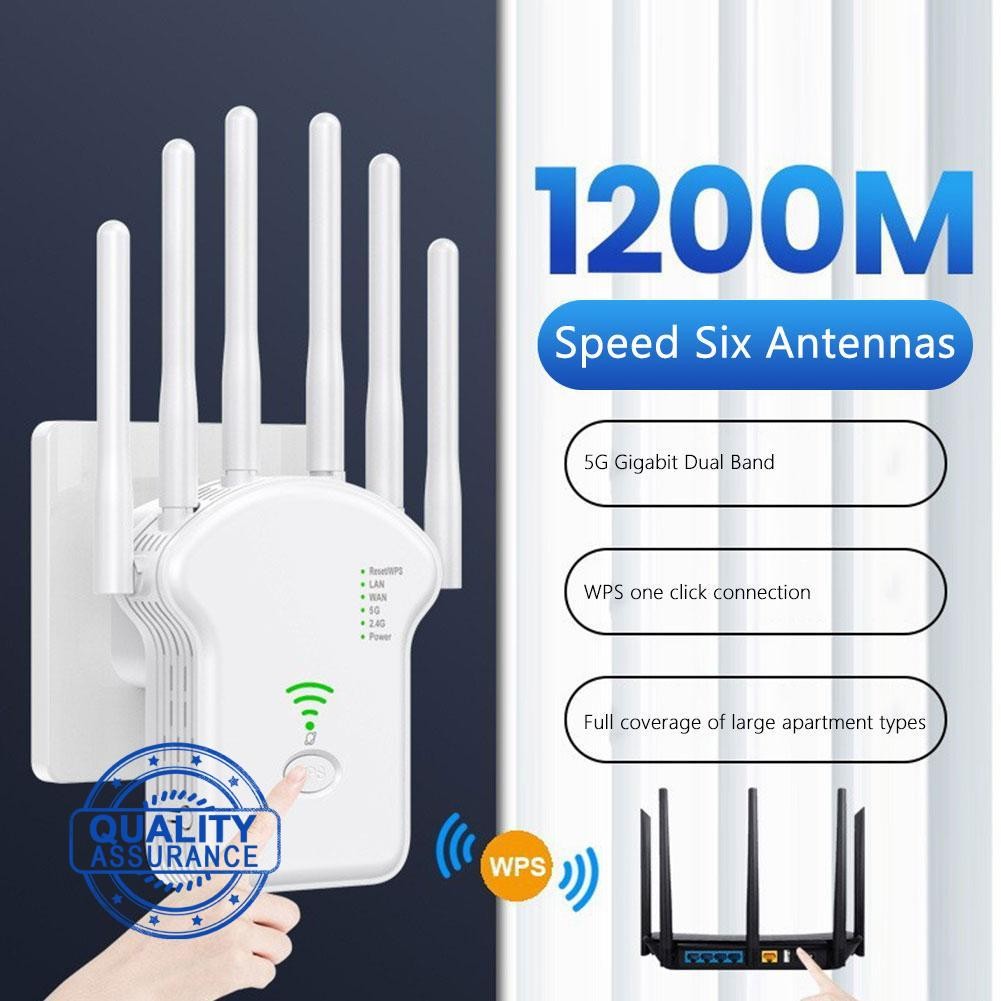 1200mbps Wireless Wifi Repeater Wifi Signal Booster Wifi 2.4g 5g Dual-band F9w3 | Shopee Philippines