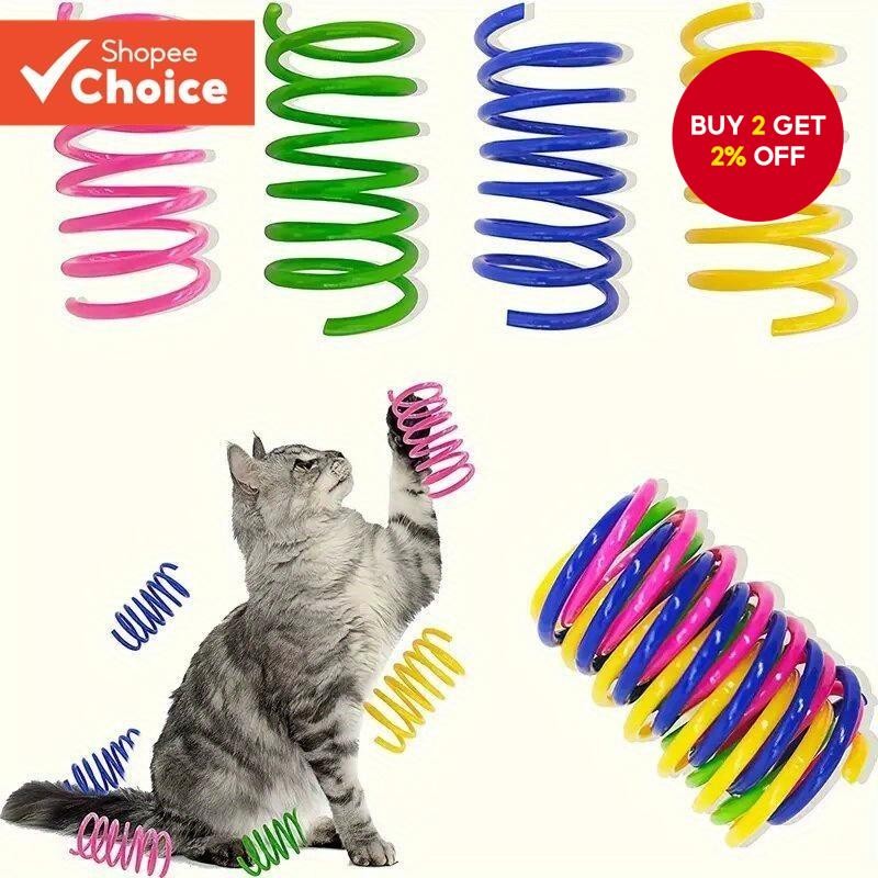 Colorful Cat Spring Toys for Indoor Cats and Kittens – Interactive ...