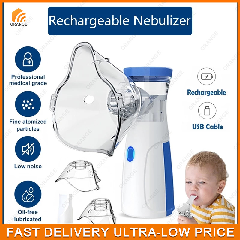 Nebulizer Rechargeable Inhaler For Asthma Spray Nebulizer For Kids And ...