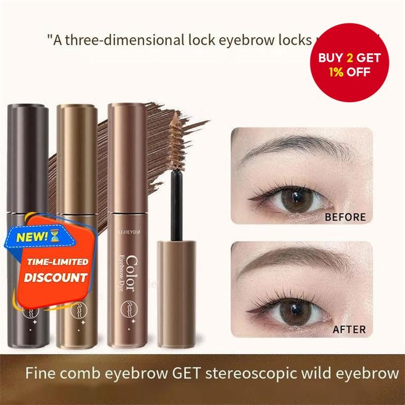 3D Eyebrow Gel Tint - Waterproof, Smudge-Proof & Natural Straight Brows ...