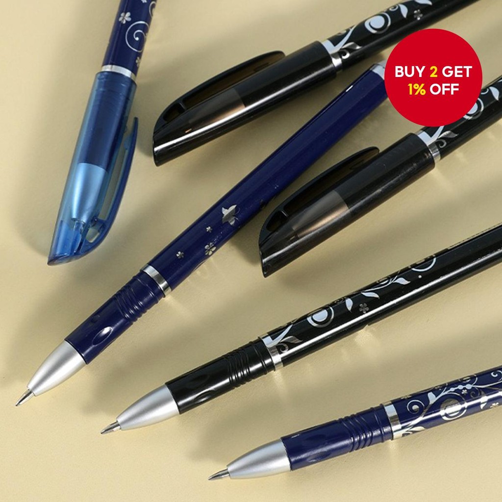New 22 Erasable Ballpoint Pen Set with Black and Blue Ink, Gel Pen with ...