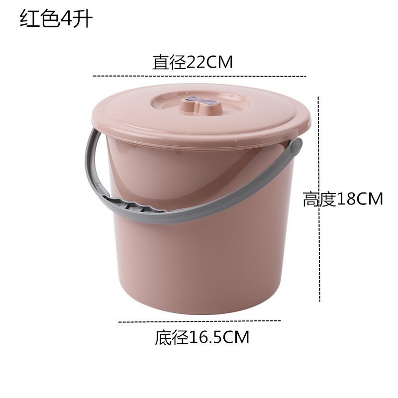 Small Water Bucket Art Small Thickened Toy Bucket with Lid Household ...